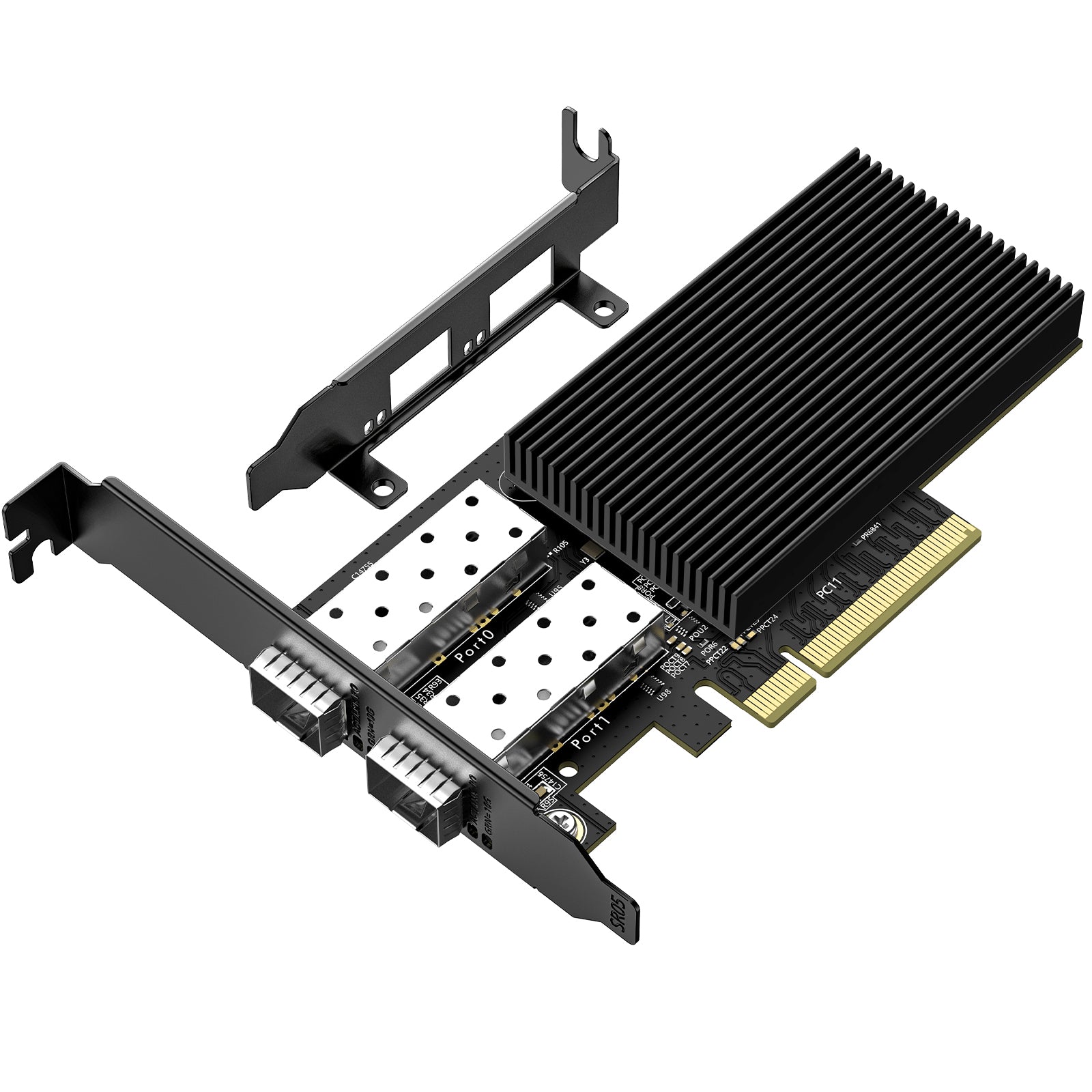 10Gb SFP+ PCIe NIC Network Card with Dual 10Gbps SFP+ Port | VIMIN