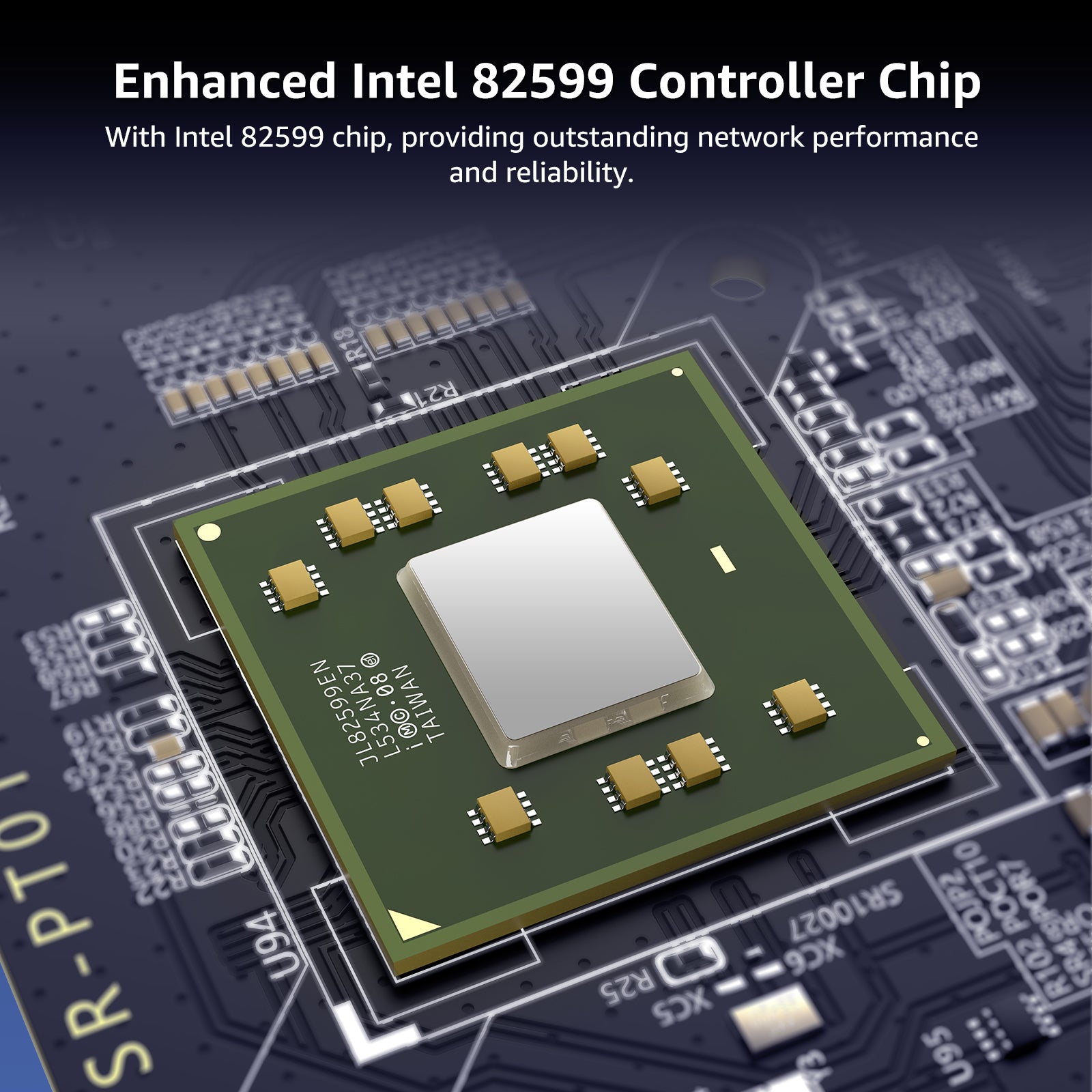 10Gb SFP+ PCIe NIC Network Card with Dual 10Gbps SFP+ Port | VIMIN